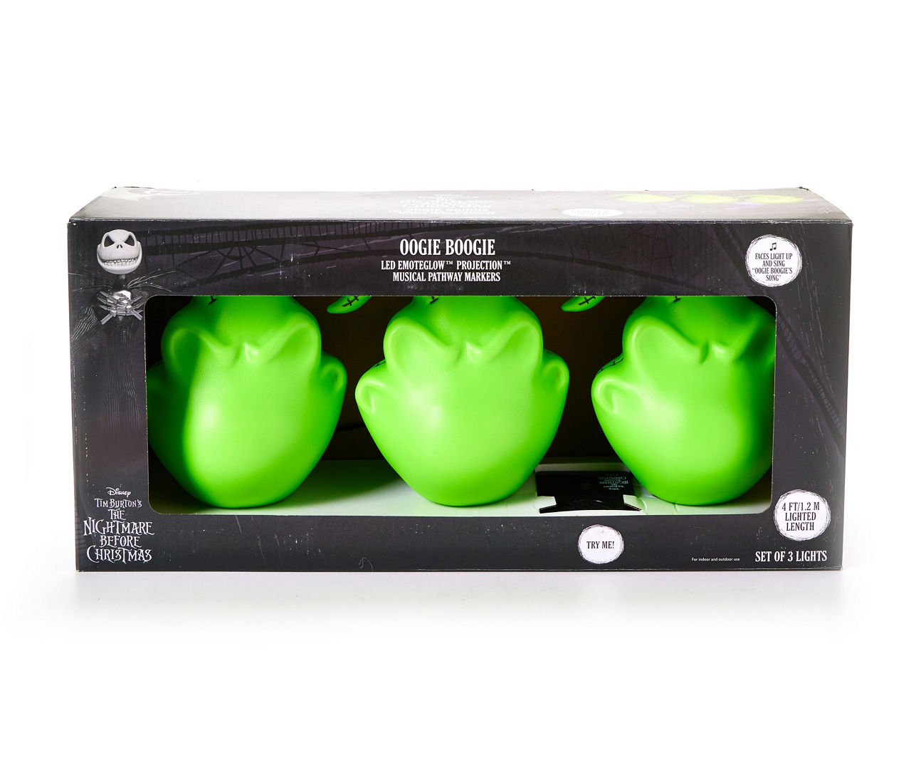 Disney The Nightmare Before Christmas Oogie Boogie 3-Piece LED Musical ...