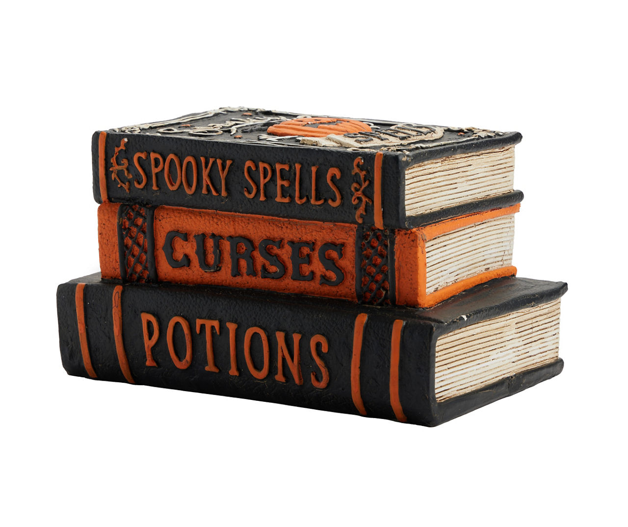 "Spooky Spells" Stacking Books Tabletop Decor | Big Lots