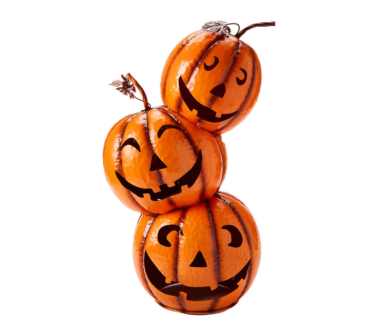 26.2" Smiling Metal Jack O'Lantern Stack | Big Lots