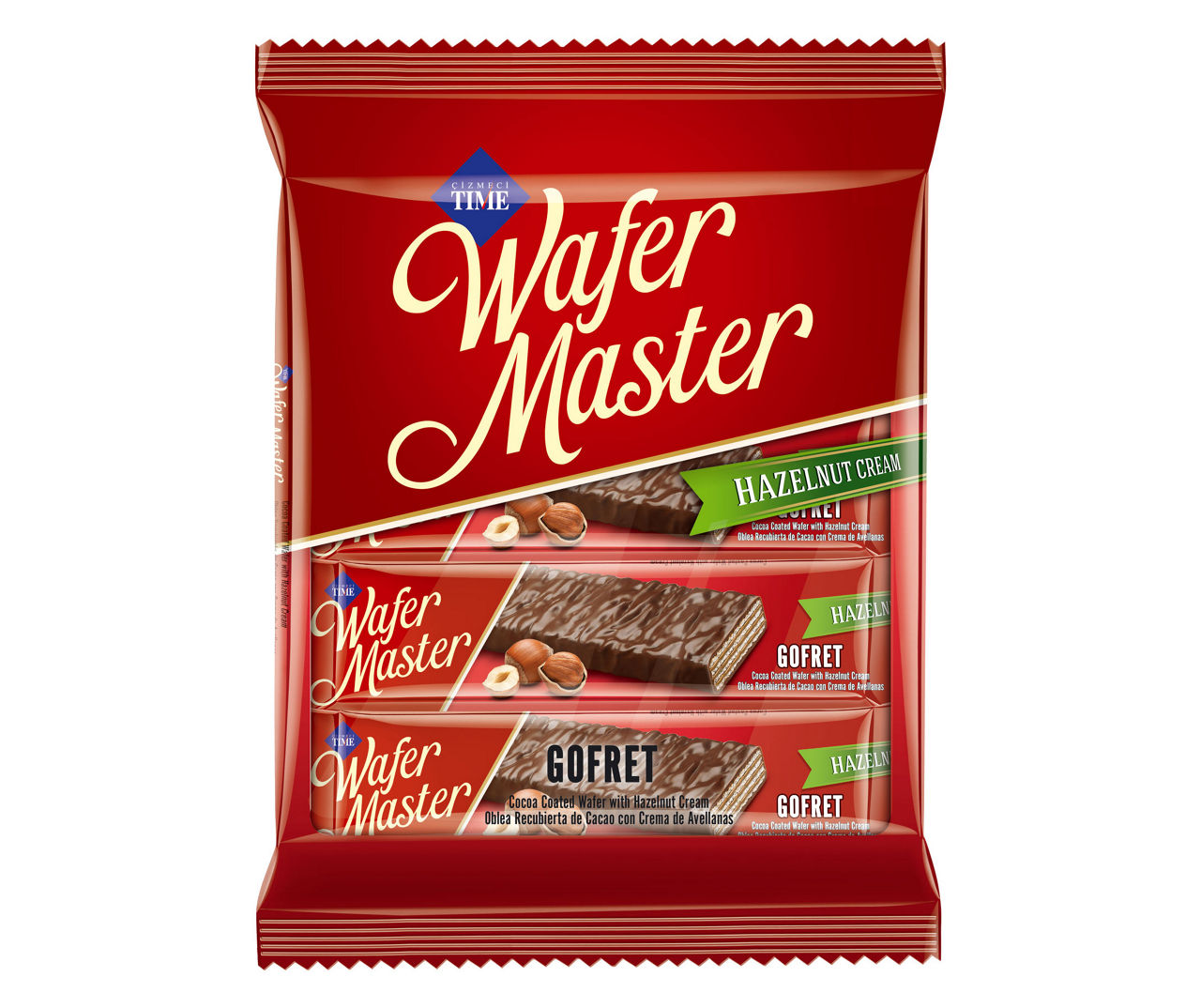 Cizmeci Time Wafer Master Gofret Hazelnut Wafers, 5-Pack | Big Lots