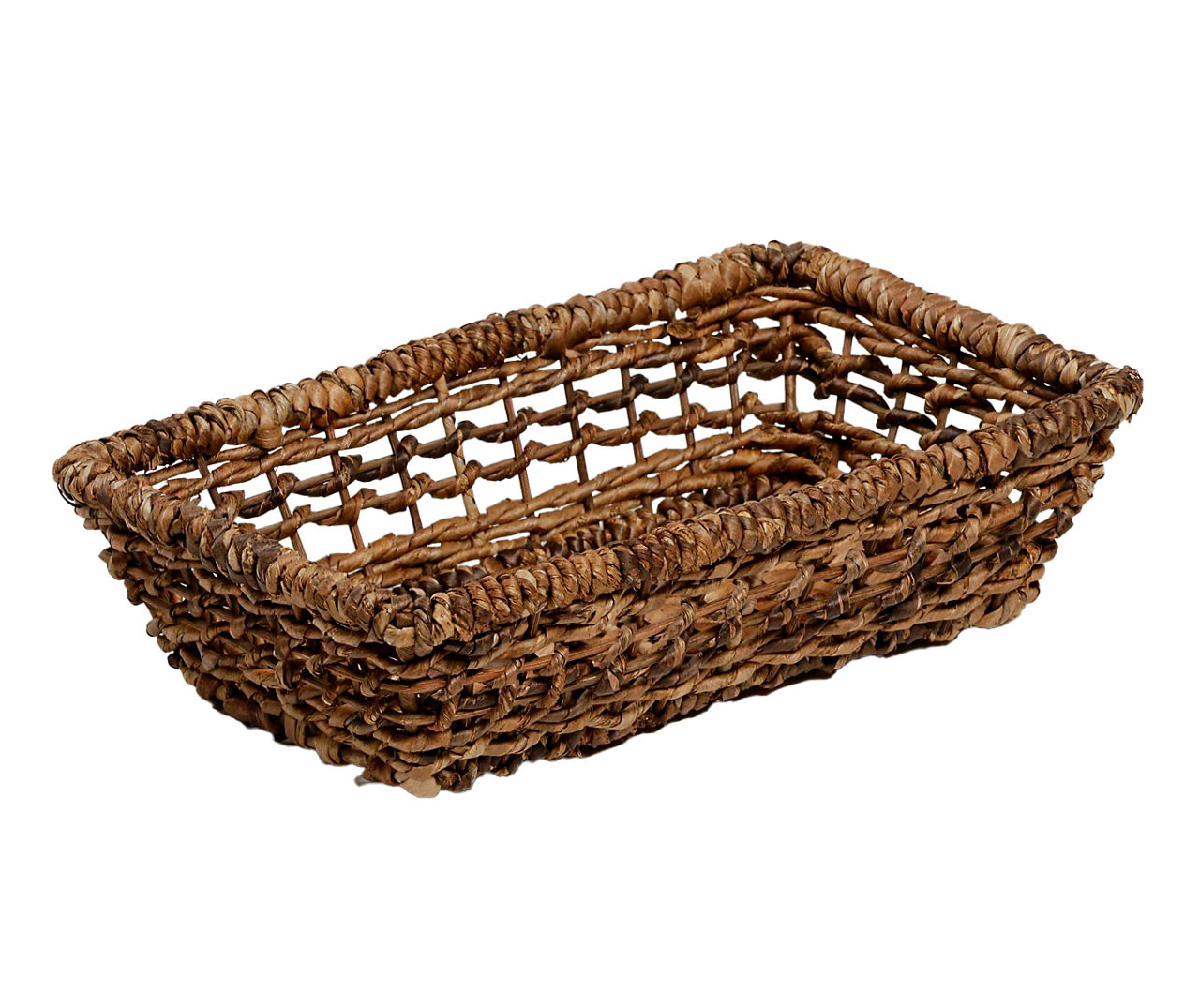 Brown Bac Bac Open Weave Shallow Tray | Big Lots
