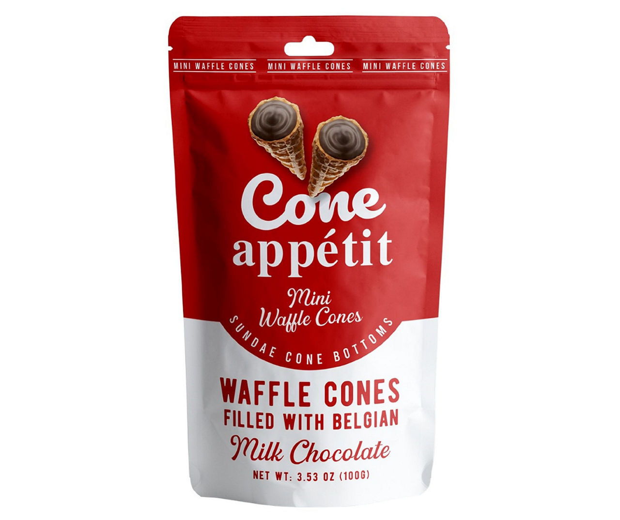Cone Appetit Cone Appetit Milk Chocolate Mini Waffle Cones, 3.53 Oz ...