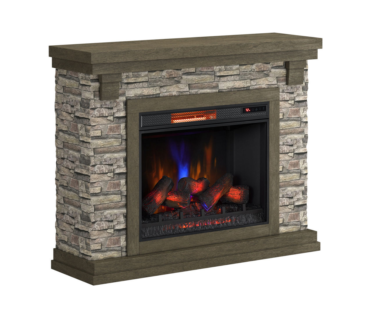 Big lots tv fireplace store