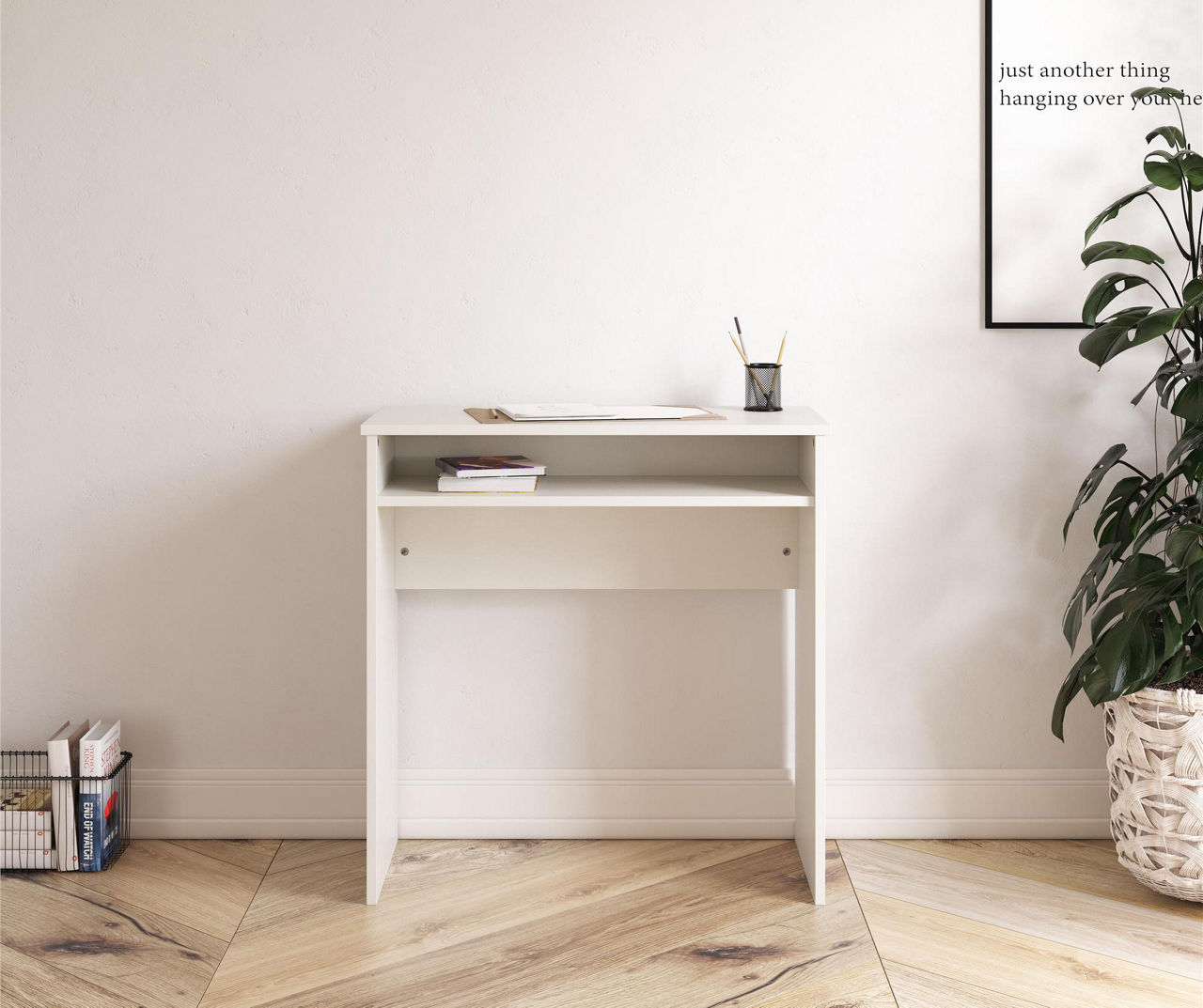 Kennedy White Compact Computer Desk