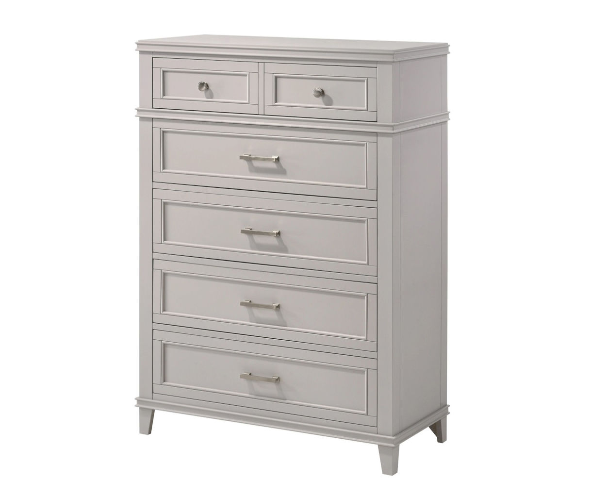 Nova II Gray 5 Drawer Storage Chest