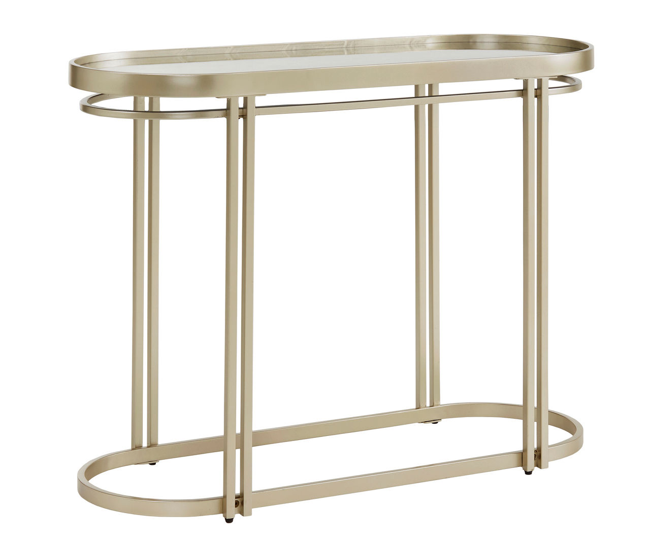 Champagne Silver & Mirrored Console Table | Big Lots