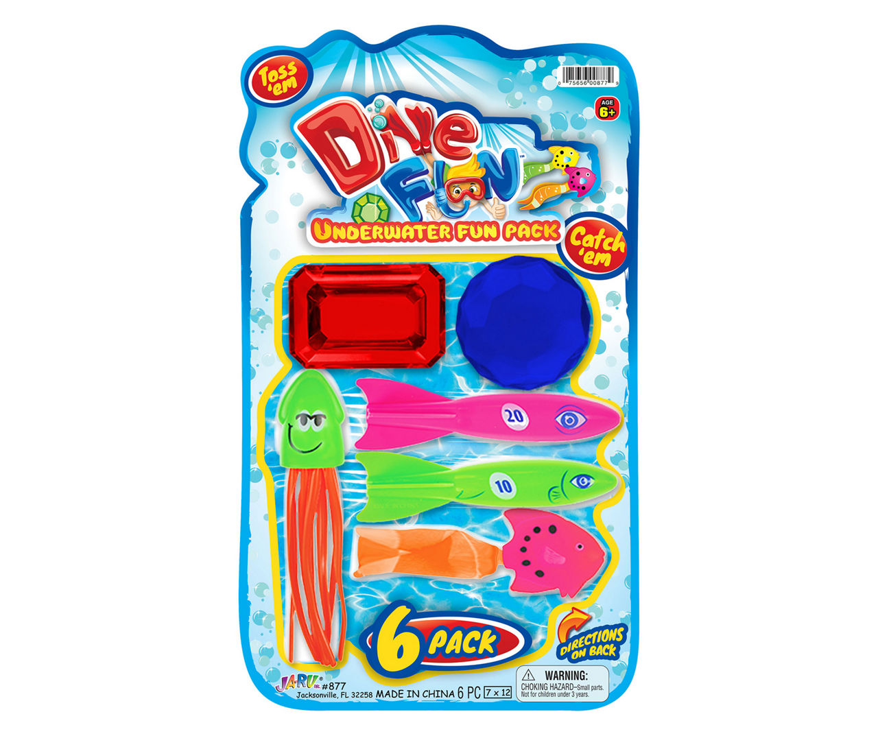 Dive Fun 6-Piece Underwater Fun Pack - Colors May Vary | Big Lots