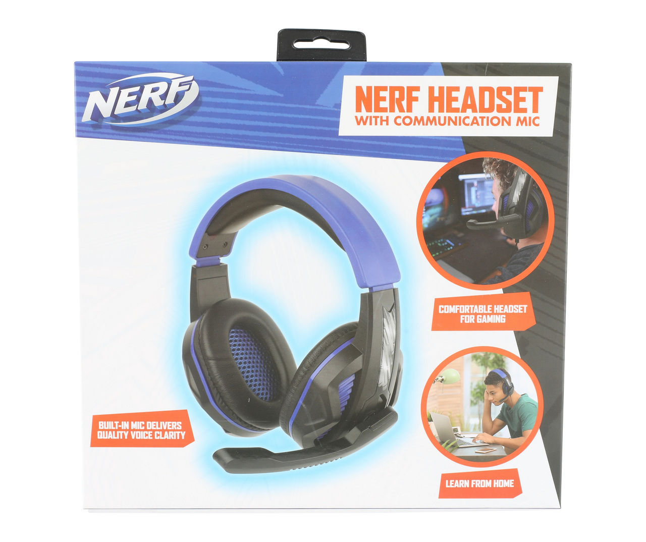 Nerf Black & Blue Gaming Headset With Mic | Big Lots