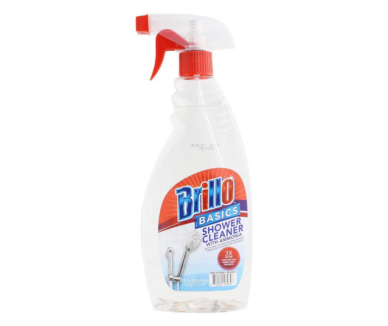 Brillo Shower Cleaner Spray with Ammonia, 22 Oz. | Big Lots