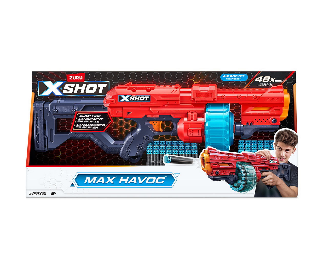 XSHOT Max Havoc Foam Dart Blaster With Darts | Big Lots