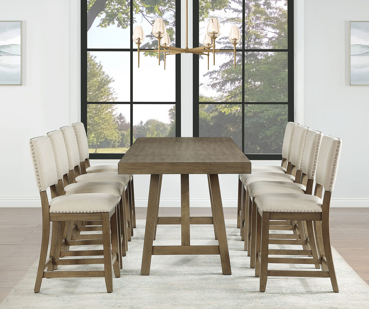 Cora Extension Leaf Counter Height Dining Table