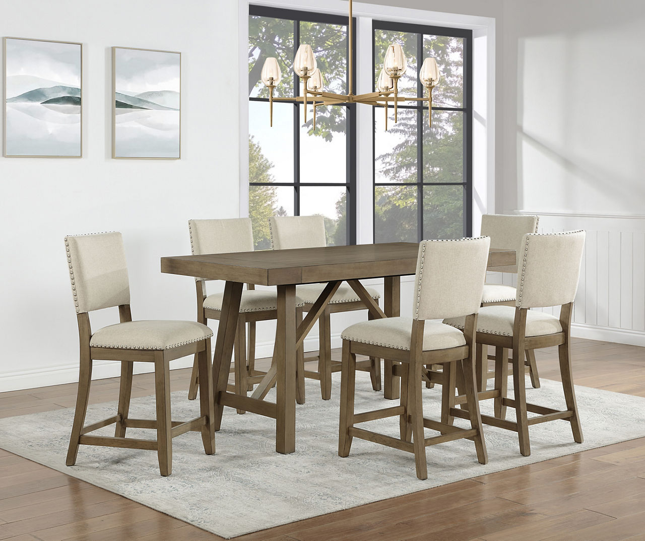 Cora Extension Leaf Counter Height Dining Table