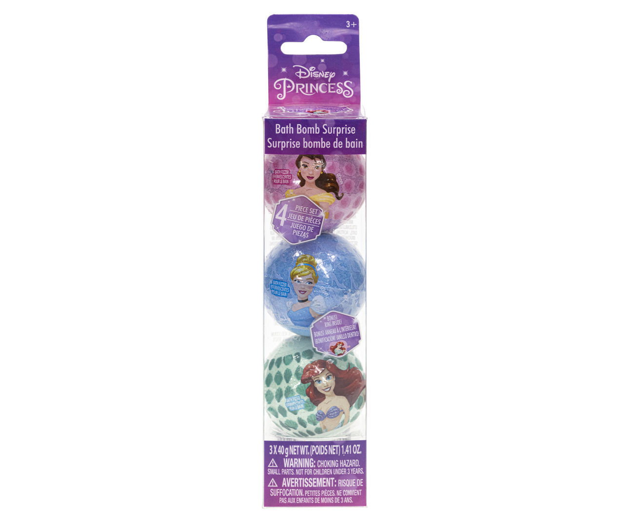 Disney Princess Surprise Bath Bombs, 3-Pack | Big Lots