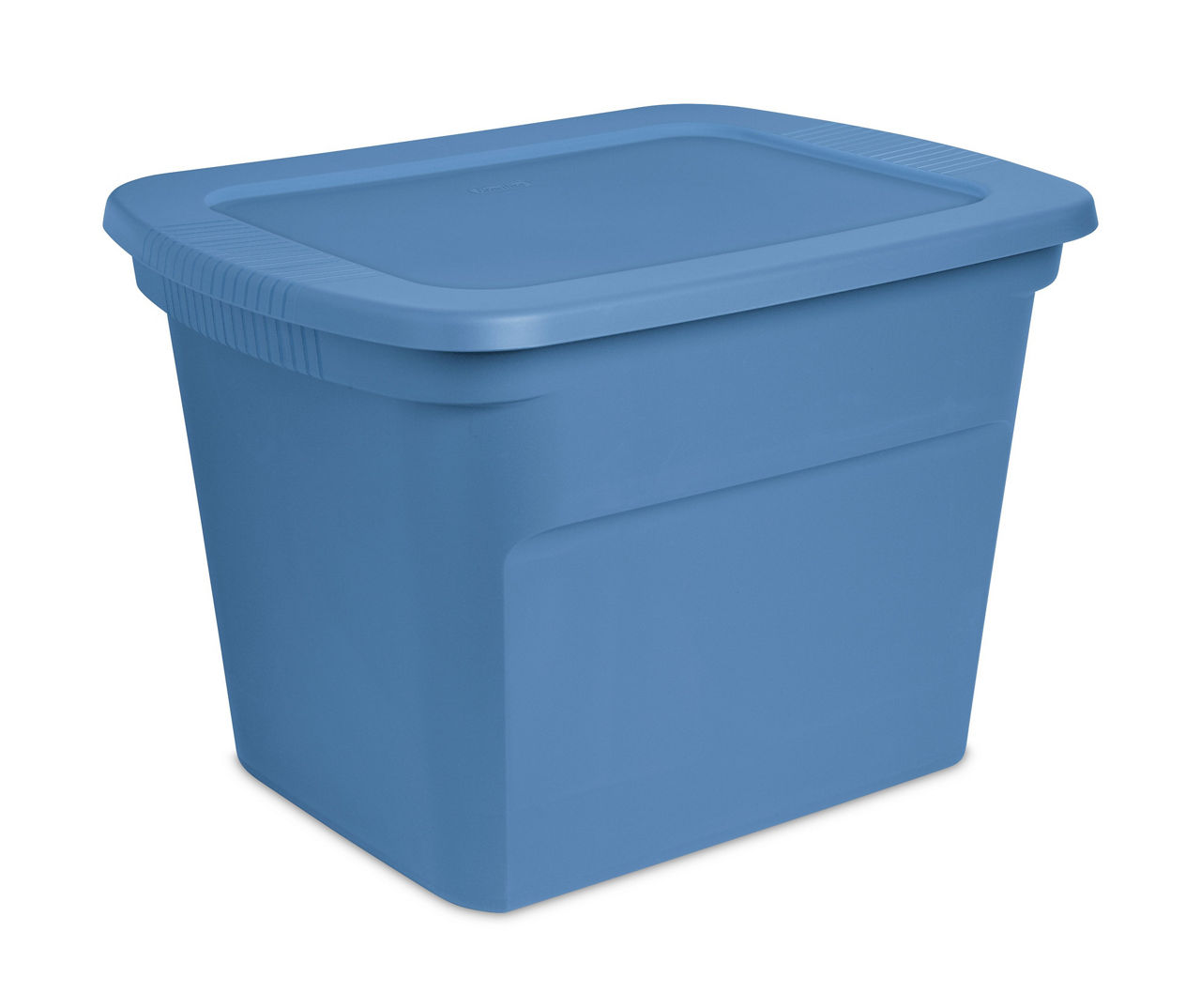 Sterilite 18-Gal. Blue Storage Tote With Lid | Big Lots