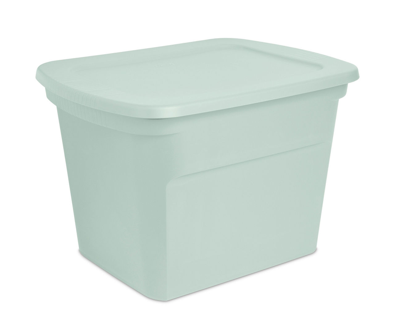 Sterilite 18-Gal. Mint Storage Tote With Lid | Big Lots