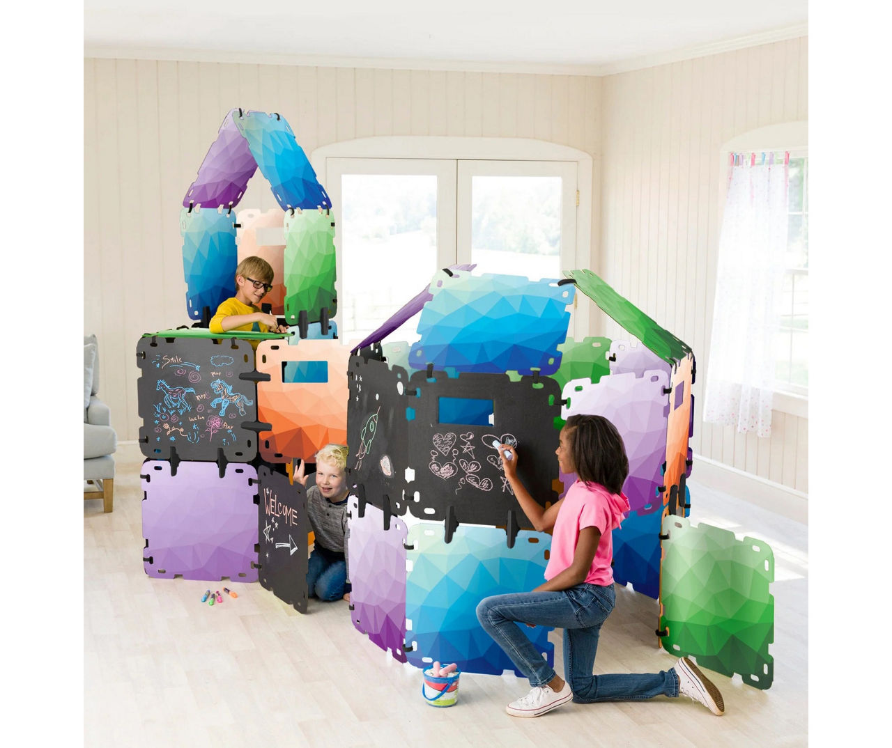Hearthsong Fantasy 32-Panel ChalkScapes Forts Kit | Big Lots