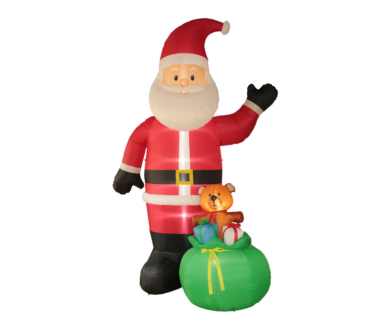 Winter Wonder Lane 15' Inflatable LED Santa & Gift Bag | Big Lots