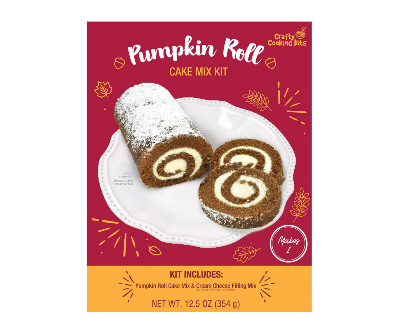 Crafty Cooking Kits Pumpkin Roll Cake Mix Kit, 14.5 Oz. | Big Lots