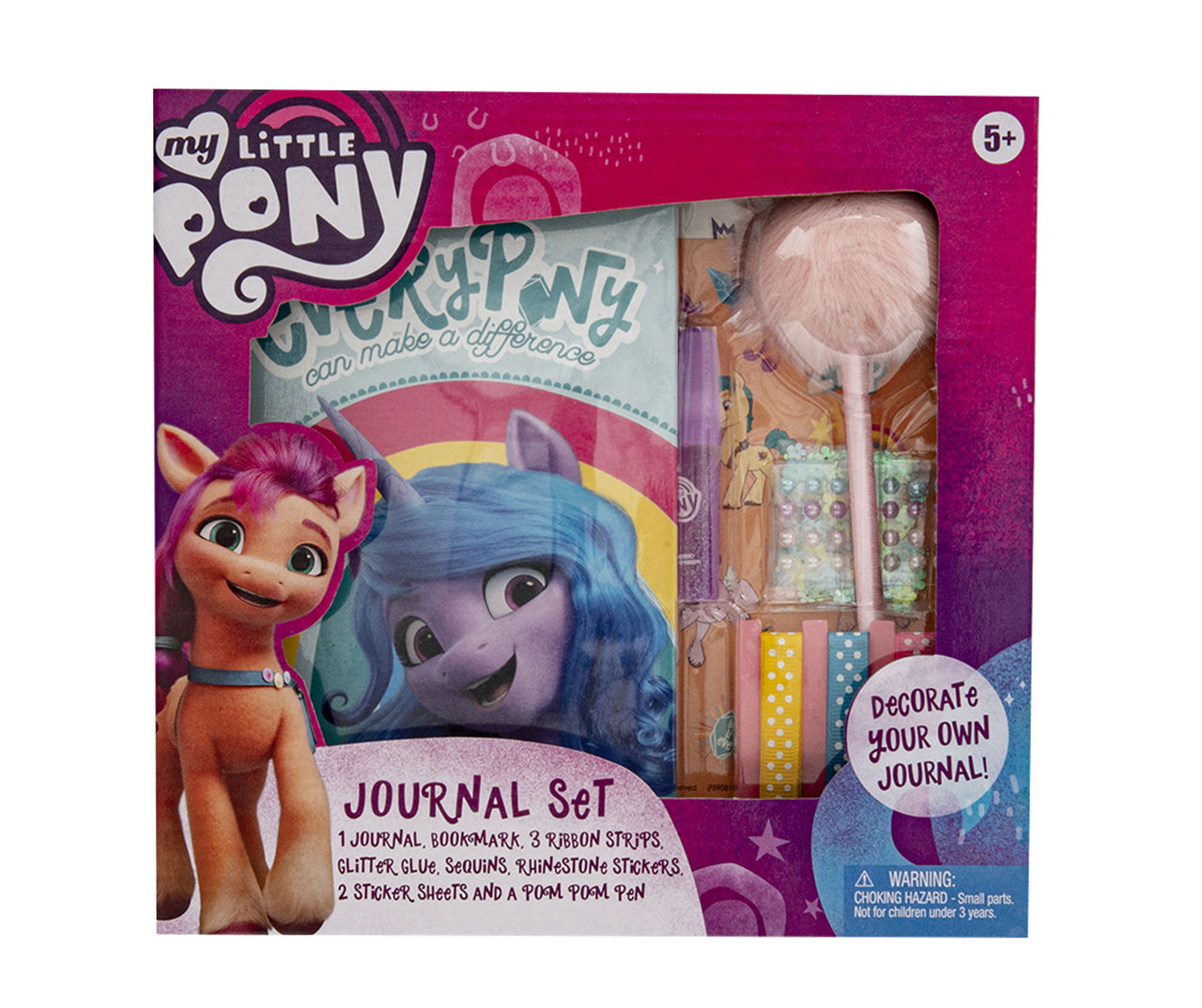 My Little Pony "Every Pony Can Make a Difference" 11-Piece Journal Set ...