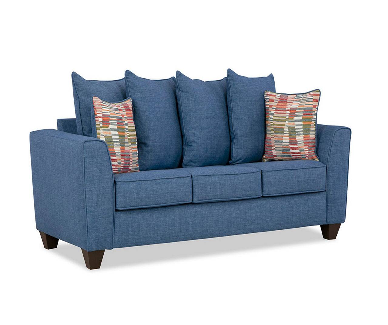 Big lots blue couch store