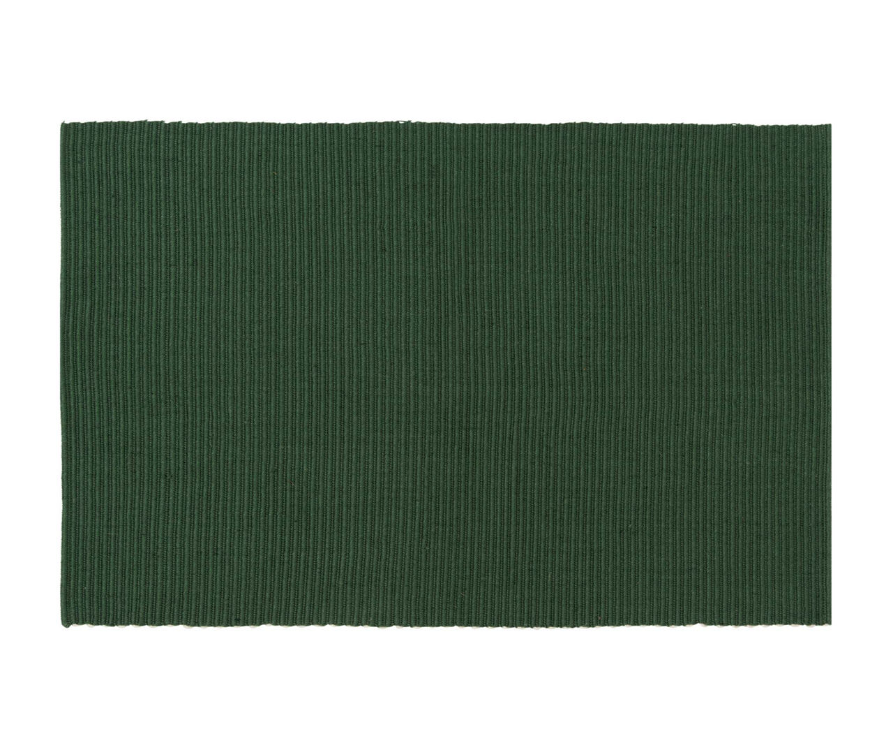 Santa's Workshop Green Woven Stripe Layering Accent Mat | Big Lots