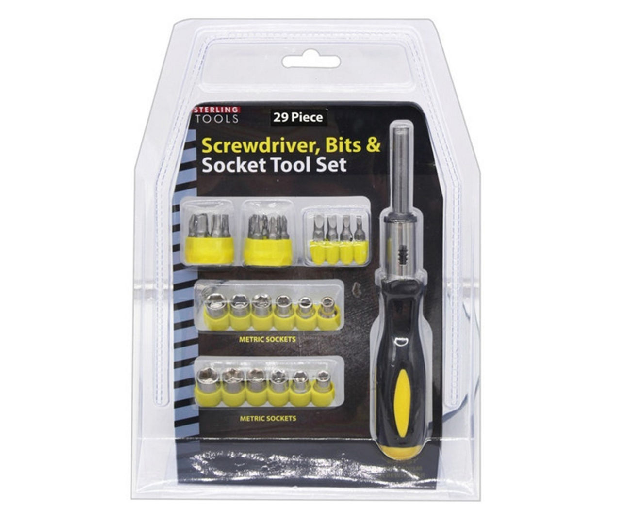 29-Pc. Screwdriver, Bits & Socket Tool Set | Big Lots