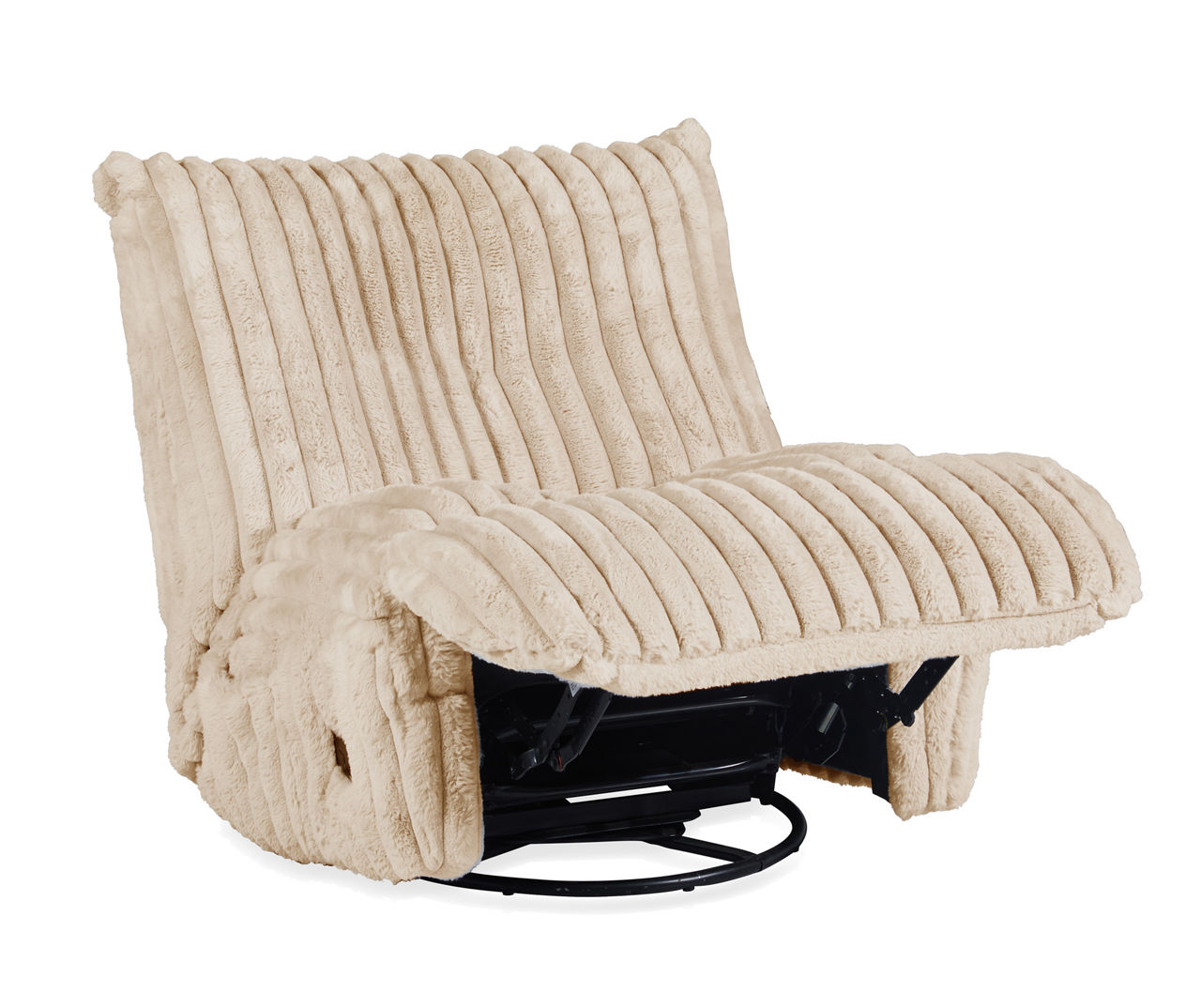 Presley Cream Recliner Big Lots
