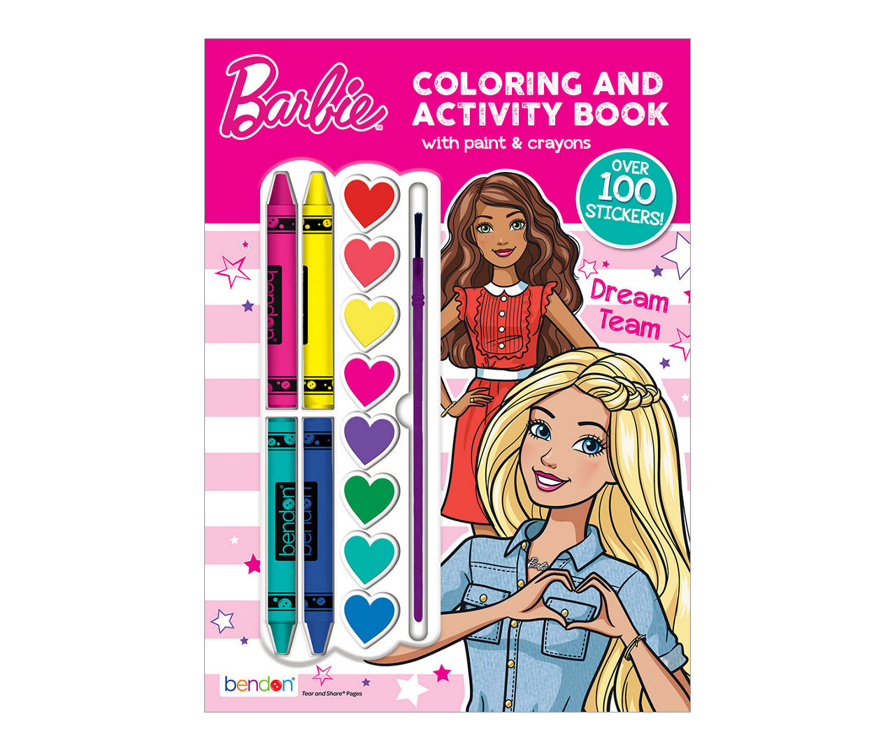 Mattel Barbie Paint & Crayon Activity Book | Big Lots