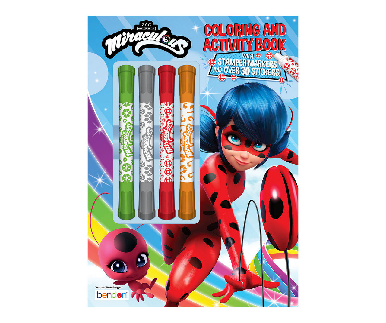 Miraculous Ladybug Stamper Marker Coloring & Activity Book | Big Lots