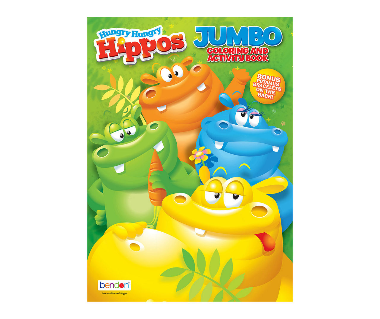 Hasbro Hungry Hungry Hippos Jumbo Coloring & Activity Book | Big Lots