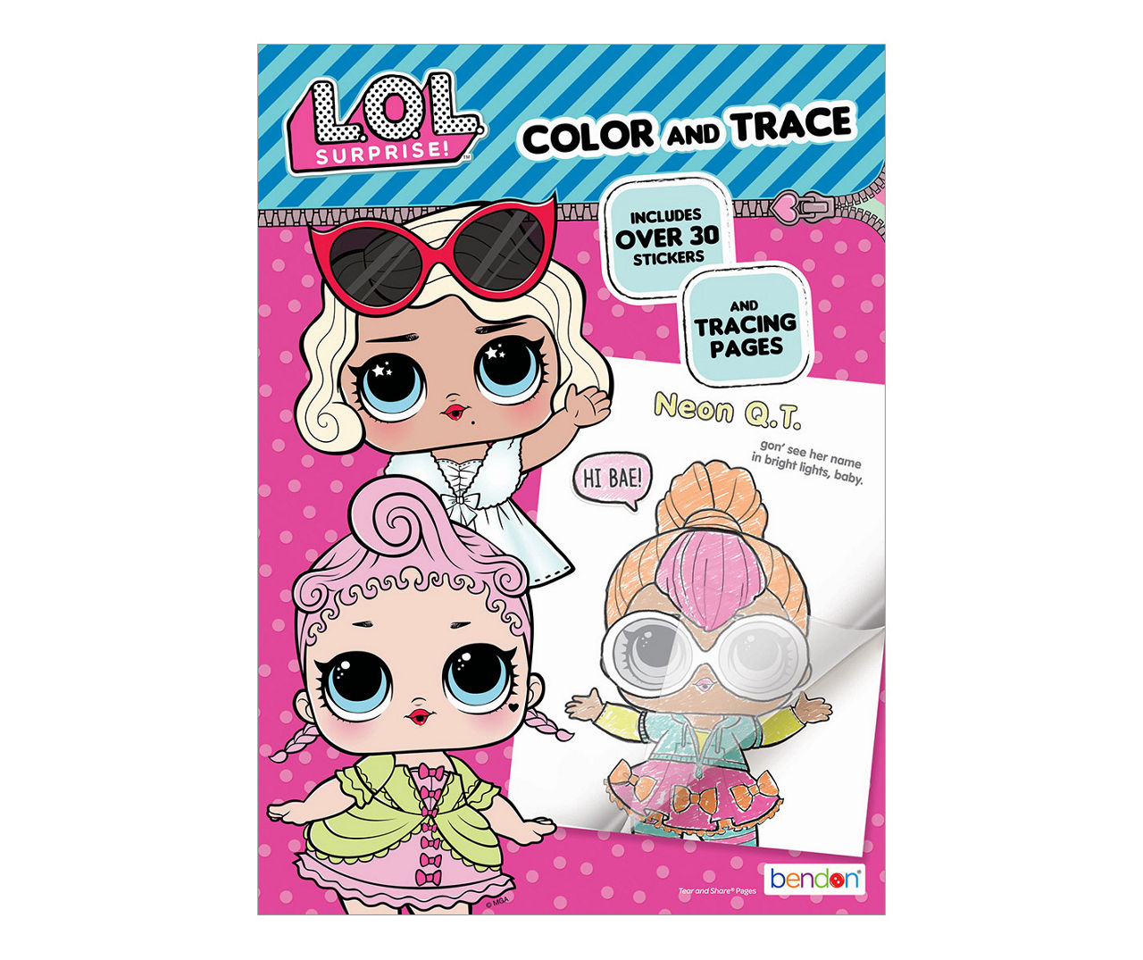 MGA LOL Surprise Color & Trace Activity Book | Big Lots