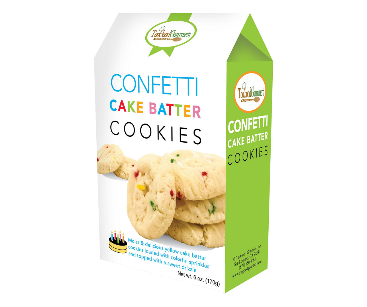 Too Good Gourmet Confetti Cake Batter Cookies, 7 Oz. | Big Lots