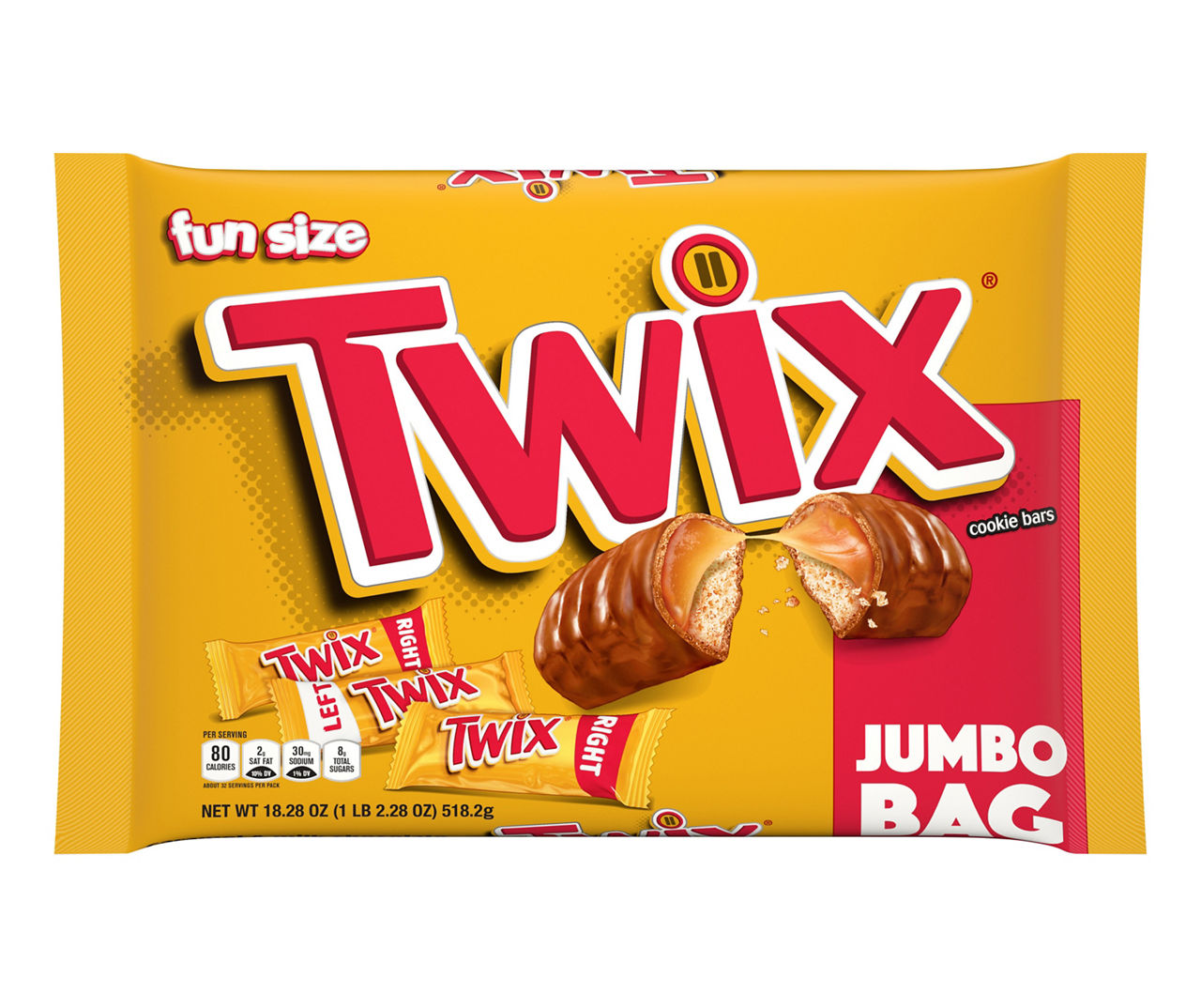 TWIX Caramel Fun Size Chocolate Cookie Candy Bars, 18.28 Oz. | Big Lots