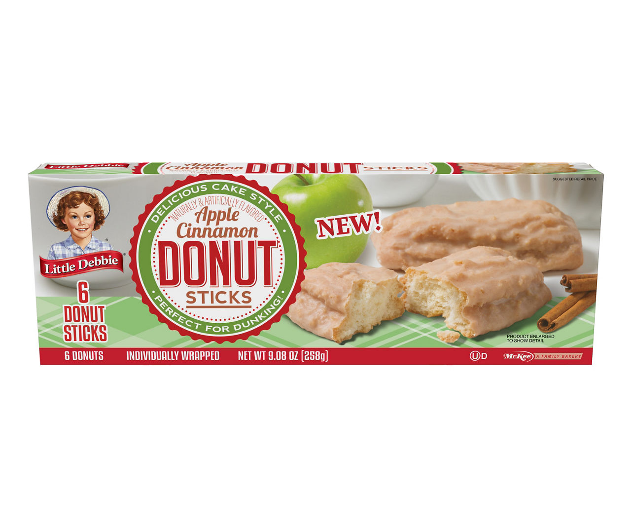 Little Debbie Apple Cinnamon Donut Stick, 6-Pack | Big Lots