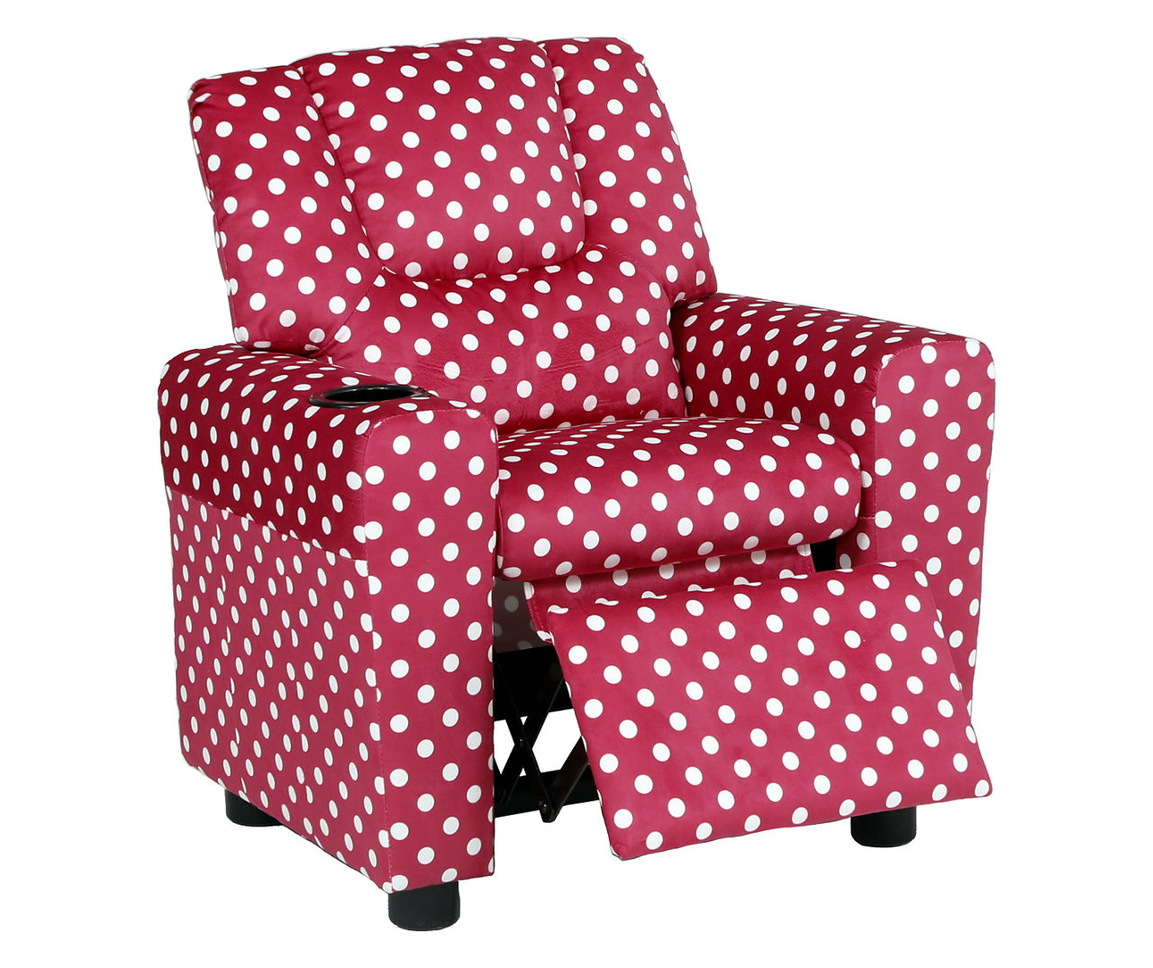 Kids Pink White Polka Dot Recliner Big Lots