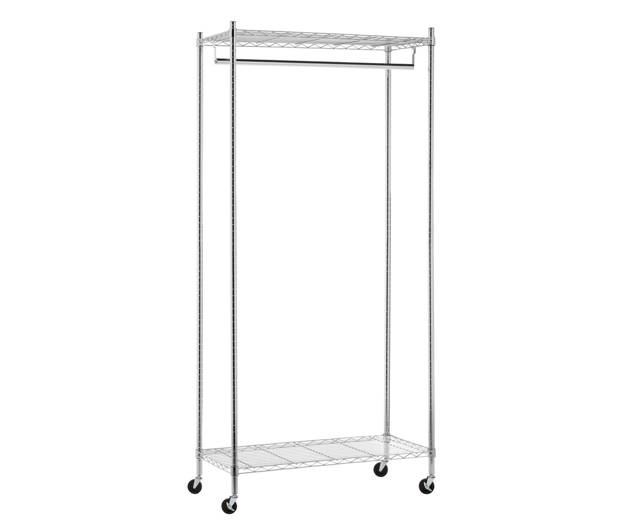 Honey-Can-Do Chrome Heavy-Duty Rolling Garment Rack | Big Lots