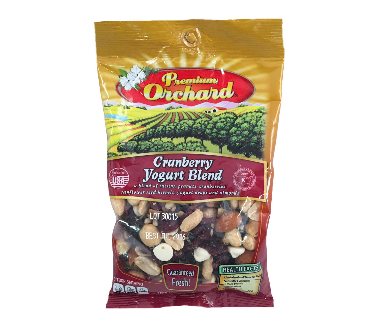 Prem Orchard Premium Orchard Cranberry Yogurt Blend Trail Mix, 5 Oz ...