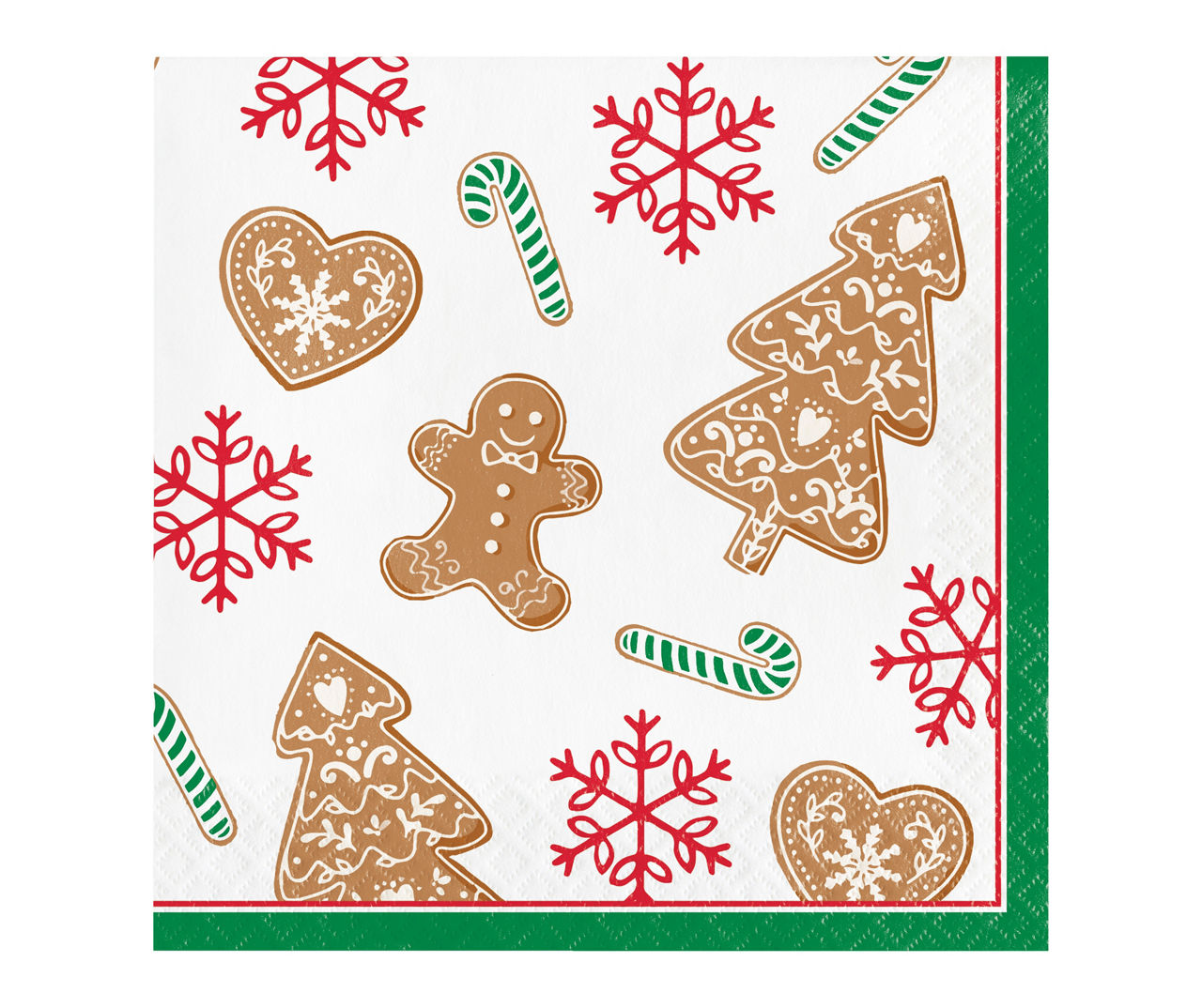 Gingerbread Paper Lunch Napkins, 30-Count | Big Lots