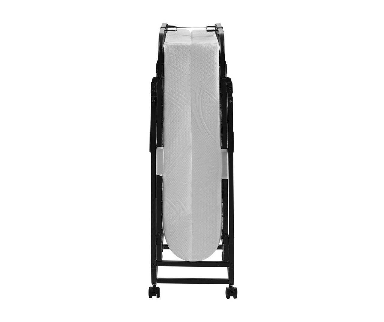 Black Rollaway Bed with Mattress