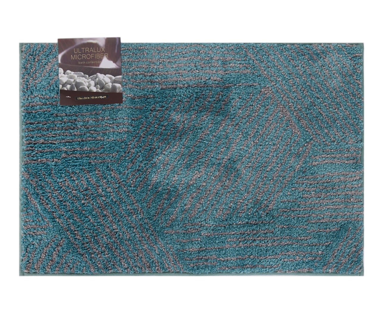 Sky Blue Knit Bath Rug | Big Lots