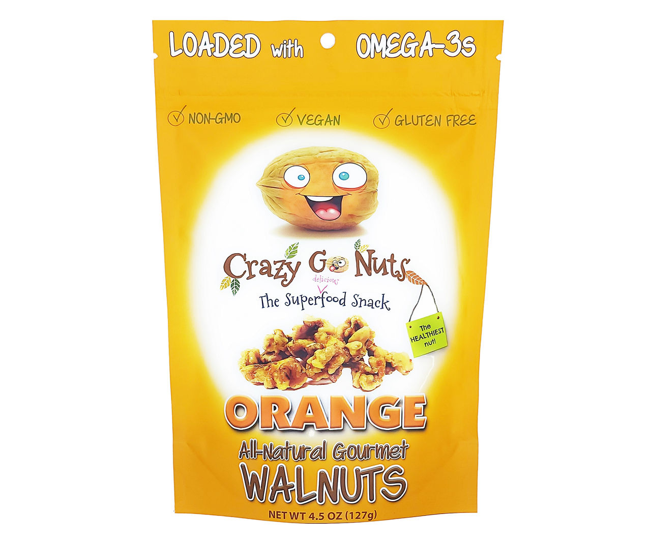 Crazy Go Nuts Orange Walnut Snacks, 4.5 Oz. | Big Lots