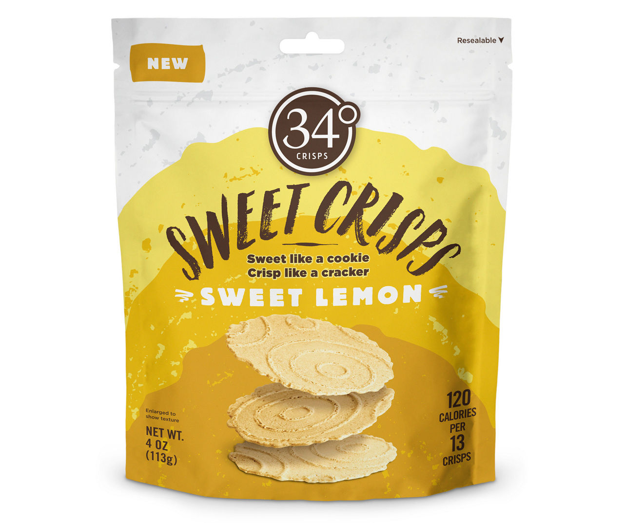 34 Degrees Sweet Lemon Sweet Crisps, 3 Oz. | Big Lots