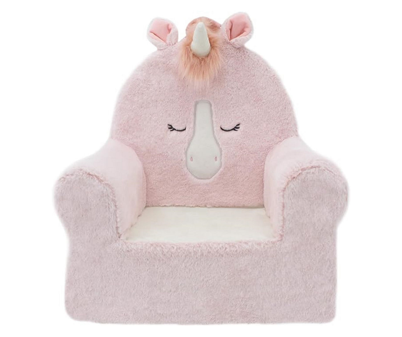 Soft Landing Sweet Seats Pink Unicorn Plush Kids chair | Big Lots