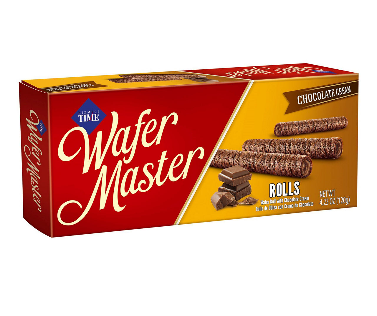Cizmeci Time Wafer Master Chocolate Cream Rolls, 4.23 Oz. | Big Lots
