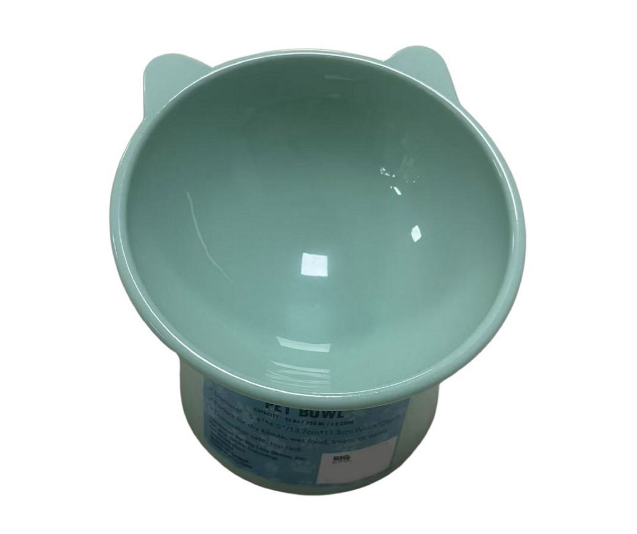 Green Elevated Cat Ear Bowl | Big Lots