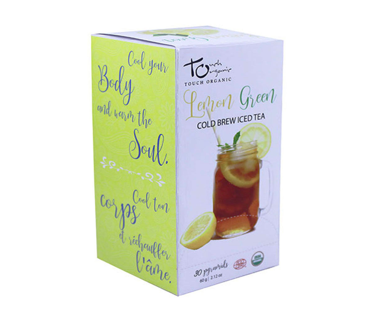 Touch Organic Lemon Green Cold Brew Iced Tea, 30-Pack | Big Lots