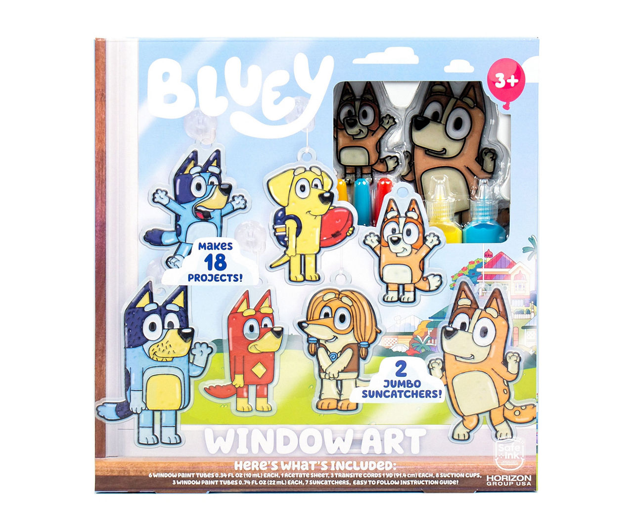 Bluey Window Art Set | Big Lots