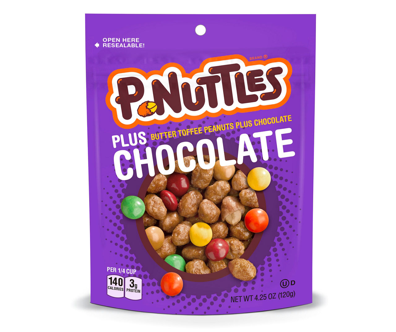 Pnuttles Butter Toffee Peanuts Plus Chocolate, 4.25 Oz. | Big Lots