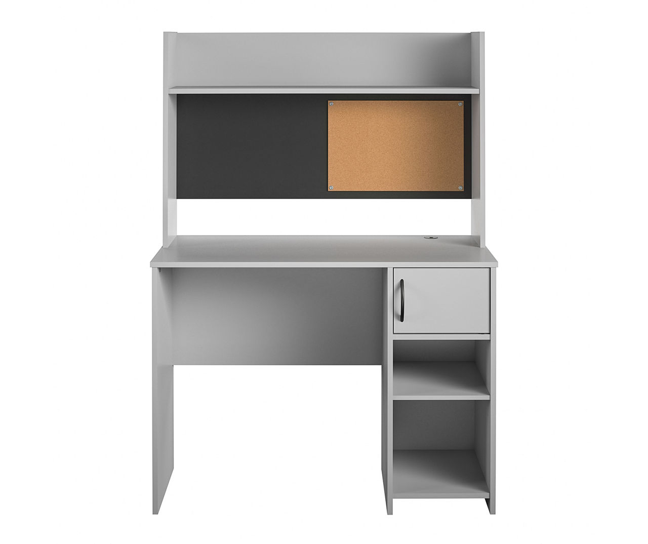 Ameriwood Dove Gray Student Desk with Hutch | Big Lots