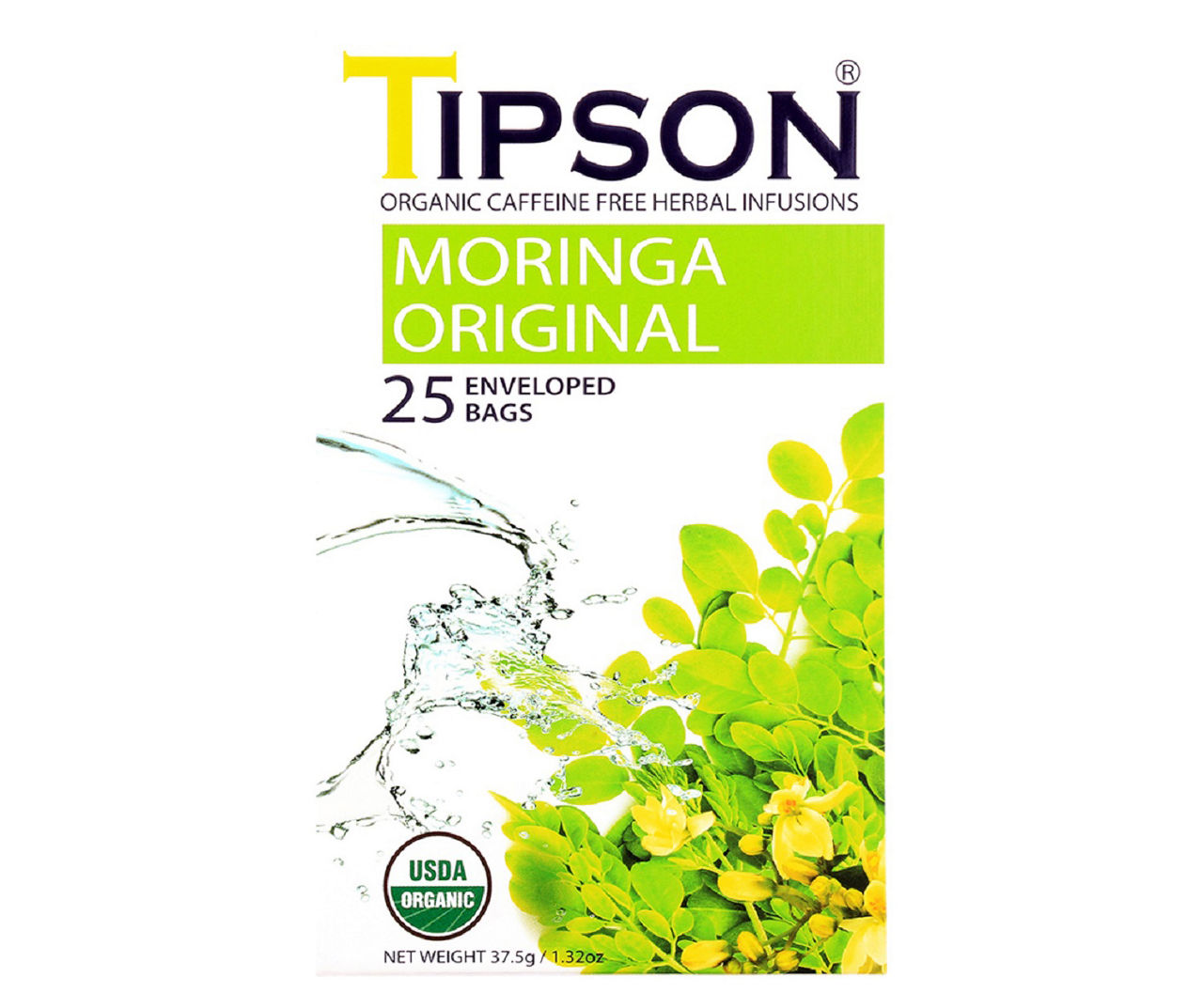 Tipson Moringa Herbal Infusion Tea Bags, 25-Pack | Big Lots